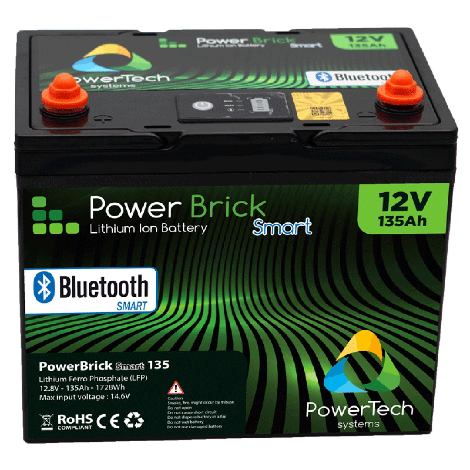 Batterie Lithium LifePo 135Ah Bluetooth PowerTech System I Campevo